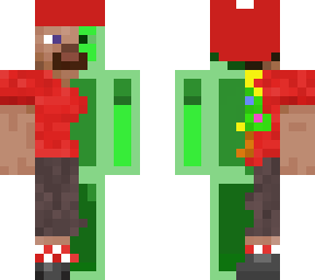 Winter slime steve 2 | Minecraft Skin