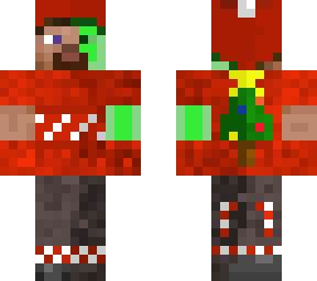 Winter Slime Steve | Minecraft Skin