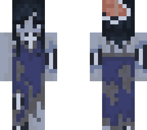 blue zombie girl | Minecraft Skin