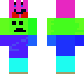 Zombie holding kirby | Minecraft Skin