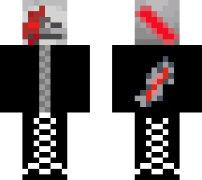 bleeding skeleton | Minecraft Skin