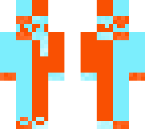 fire and ice | Minecraft Skins