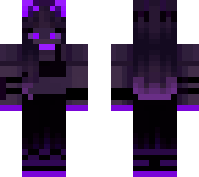 Inproved Dark purple Girl | Minecraft Skin