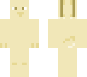 Pastel Yellow Bunny Fursona | Minecraft Skin