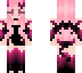 pink demon | Minecraft Skins
