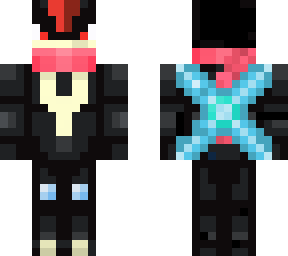 Shiny Ash Greninja/Battle Bond | Minecraft Skin