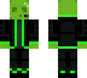 Slime Gamer Wide | Minecraft Skin