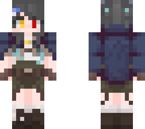 Akari Bhc Fase 1-2 Red Eye | Minecraft Skin