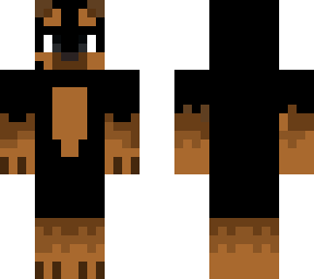 black and brown dog | Minecraft Skin