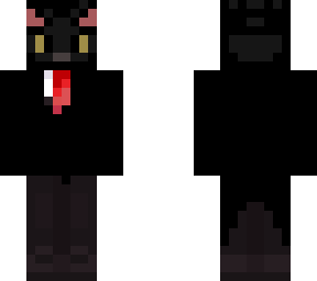 cat in a suit | Minecraft Skins