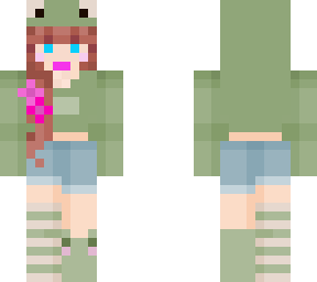frog girl | Minecraft Skins