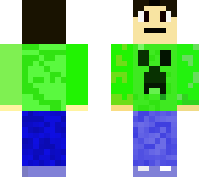 the creeper man | Minecraft Skin