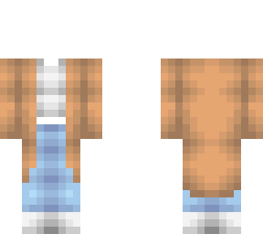 OB - Tan Coat & Tshirt w/ Blue Jeans | Minecraft Skin