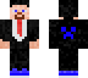 steve in a suit | Minecraft Skins