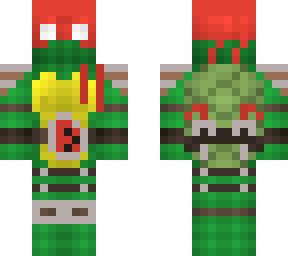 Tmnt fortnite raph | Minecraft Skin