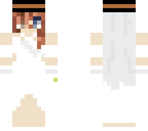 Wedding dress chuuya | Minecraft Skin