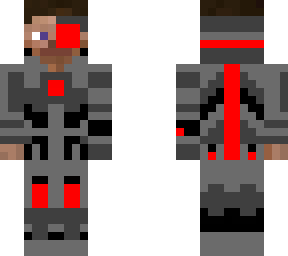 cyborg steve | Minecraft Skins