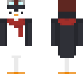 Full aviator Penguin | Minecraft Skin