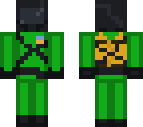 Lethal company green suit | Minecraft Skin