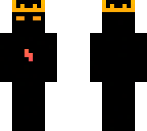 black with crown | Minecraft Skins