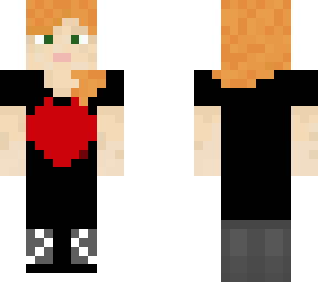 Alex Heart Themed | Minecraft Skin
