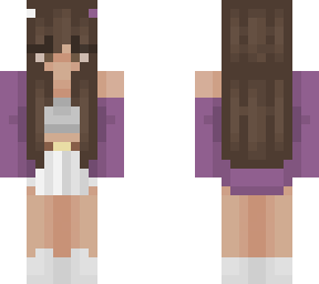 cute purple girl skins | Minecraft Skins