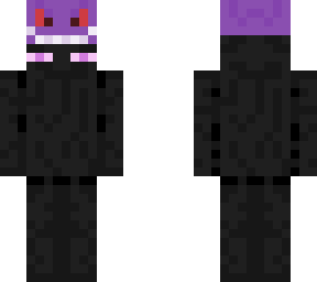 skinny enderman gengar hat | Minecraft Skin