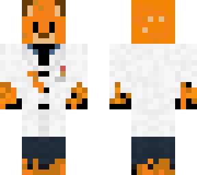 Foxy White Suit | Minecraft Skin
