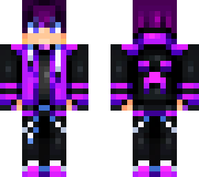 Generic Gamer Boy ( P u r p l e ) | Minecraft Skin