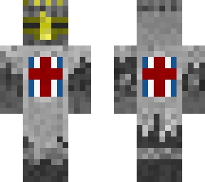 Medival Knight with Flag | Minecraft Skin
