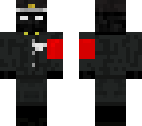Black SS officer | Minecraft Skin