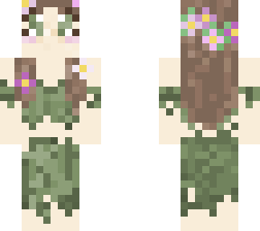 flower forest nymph | Minecraft Skin