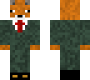 Fox in suit | Minecraft Skin