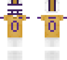 LSU “Gridiron Gold” Alt | Minecraft Skin