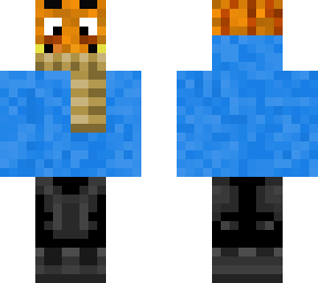 paluten mit einem blue concrete T-shirt | Minecraft Skin