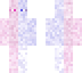 pink and blue | Minecraft Skin