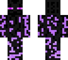 Purple Glowing Enderman | Minecraft Skin