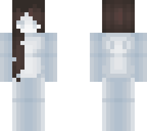 BASE ~ Marron ~ Cabello ondulado frente ~ derecha un largo ~ cuarto ...