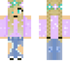 Girl with braids | Minecraft Skin