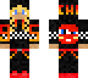 LIGHTNING MCQUEEN KA-CHOW | Minecraft Skin