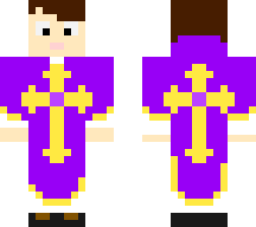 Priest during lent / advent | Minecraft Skin
