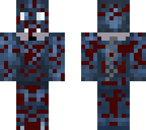 Salvage bloody werewolf with chain coller | Minecraft Skin
