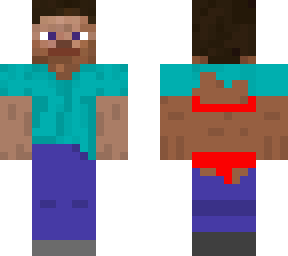 Steve with a Bikini | Minecraft Skin