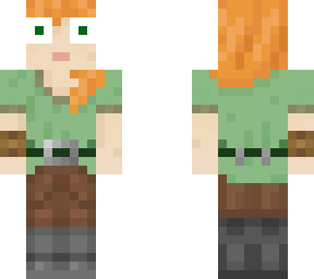 Alex thousand block stare | Minecraft Skin
