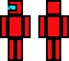 amongus susy red | Minecraft Skin