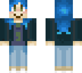 Blue Hair | Minecraft Skin