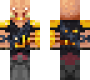 Cracked out Piglin Brute | Minecraft Skin