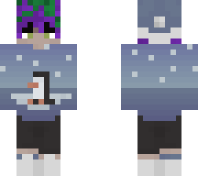 G+P Hair Color : Penguin Skin | Minecraft Skin