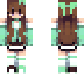 green girl | Minecraft Skin