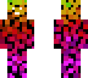 purple to green gradient | Minecraft Skin